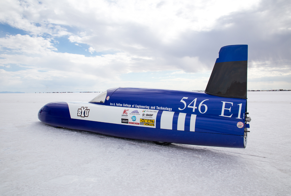 BYU-Developed E1 Streamliner Tops 200 MPH In Setting New Land Speed ...